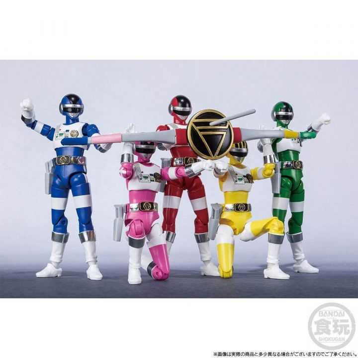 BANDAI SHODO SUPER - Super Sentai Hero Chodenshi Bioman Figure Set (Premium Bandai Limited)